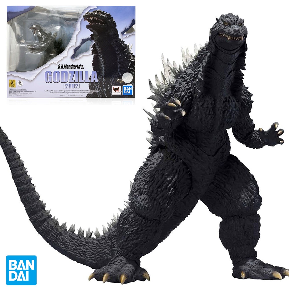 S.H Figuarts Godzilla (2002) MONSTERARTS | Shopee Brasil