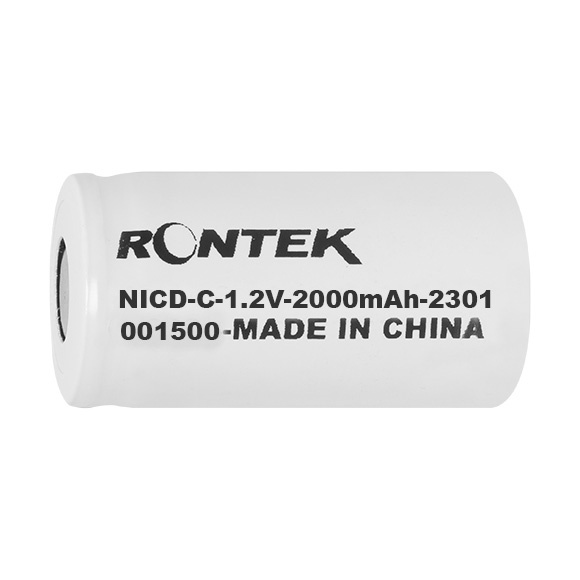 BATERIA RONTEK NI-CD TIPO C 1,2V 2000MAH | Shopee Brasil
