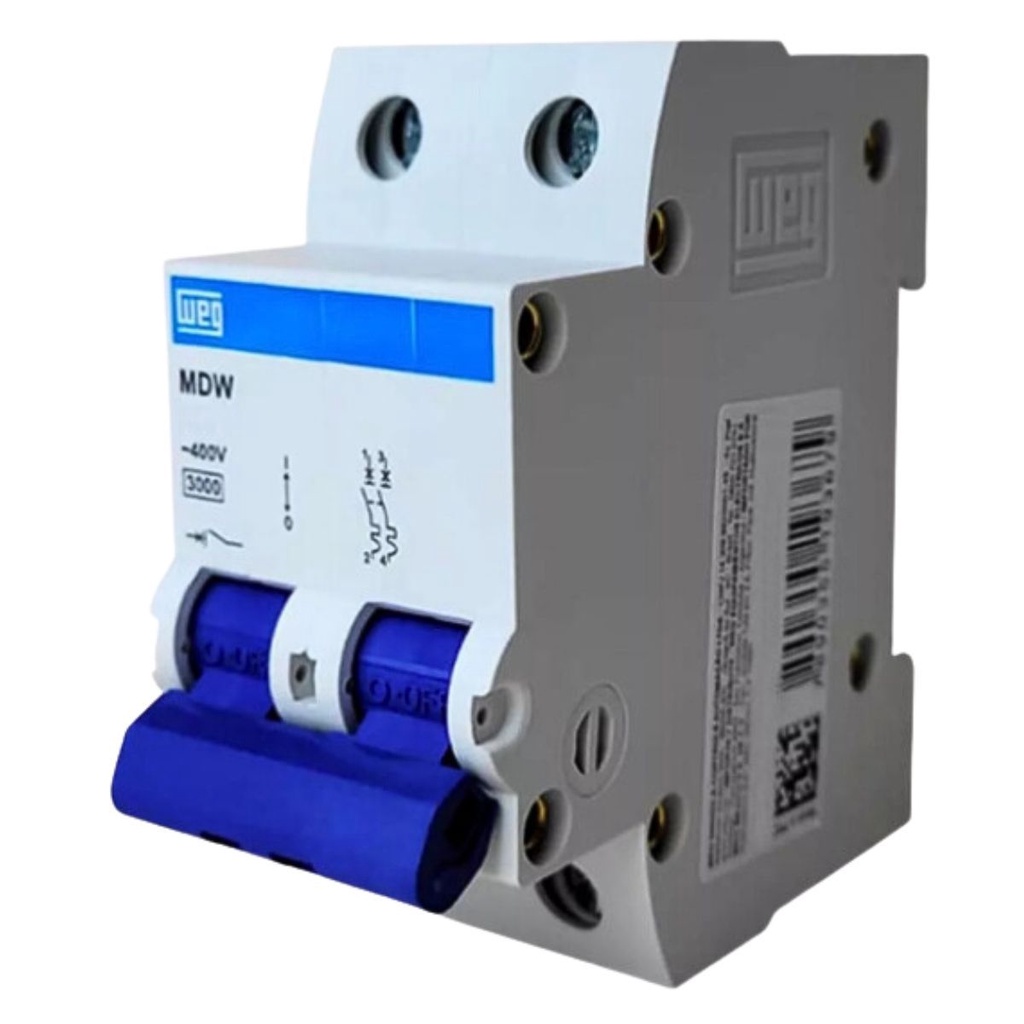 Disjuntor Weg Termomagetico Bipolar Mdw Curva C 10A | Shopee Brasil
