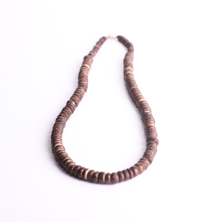 Colar madeira coco surf hippie boho | Shopee Brasil