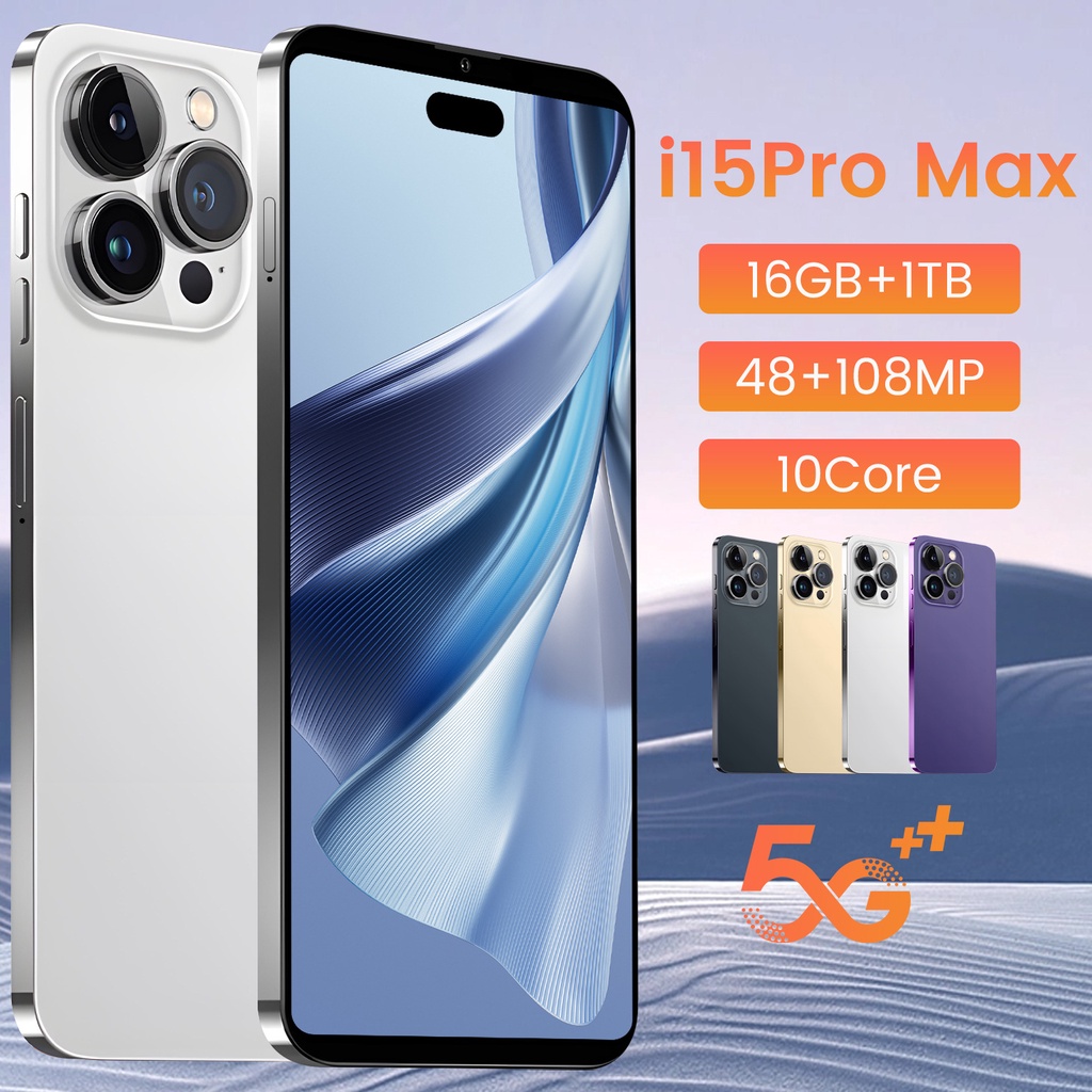 Celular 《 Brand New 》 Original Novo i15 pro max 5G 256GB/512GB/1TB Tela OLED De 6,7 Polegadas ...