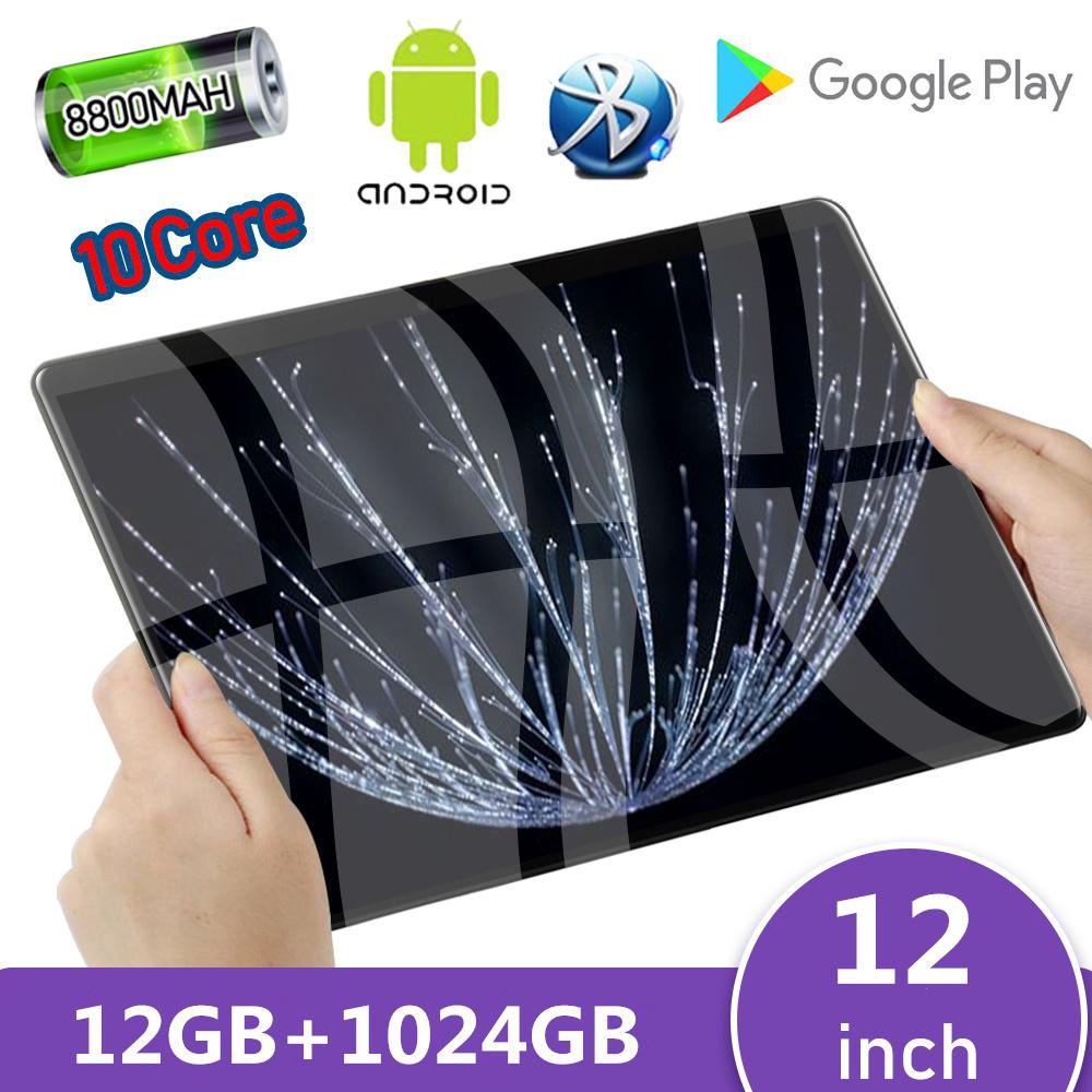 Tablet Android 12.0 10.1 Polegadas 12GB RAM 1024GB ROM Processador Dez ...
