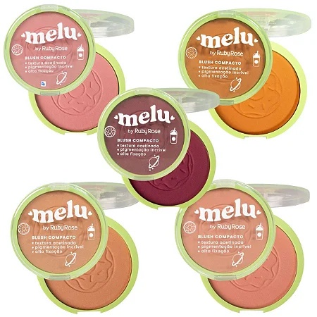 Blush Compacto Melu by Ruby Rose 10G | Shopee Brasil