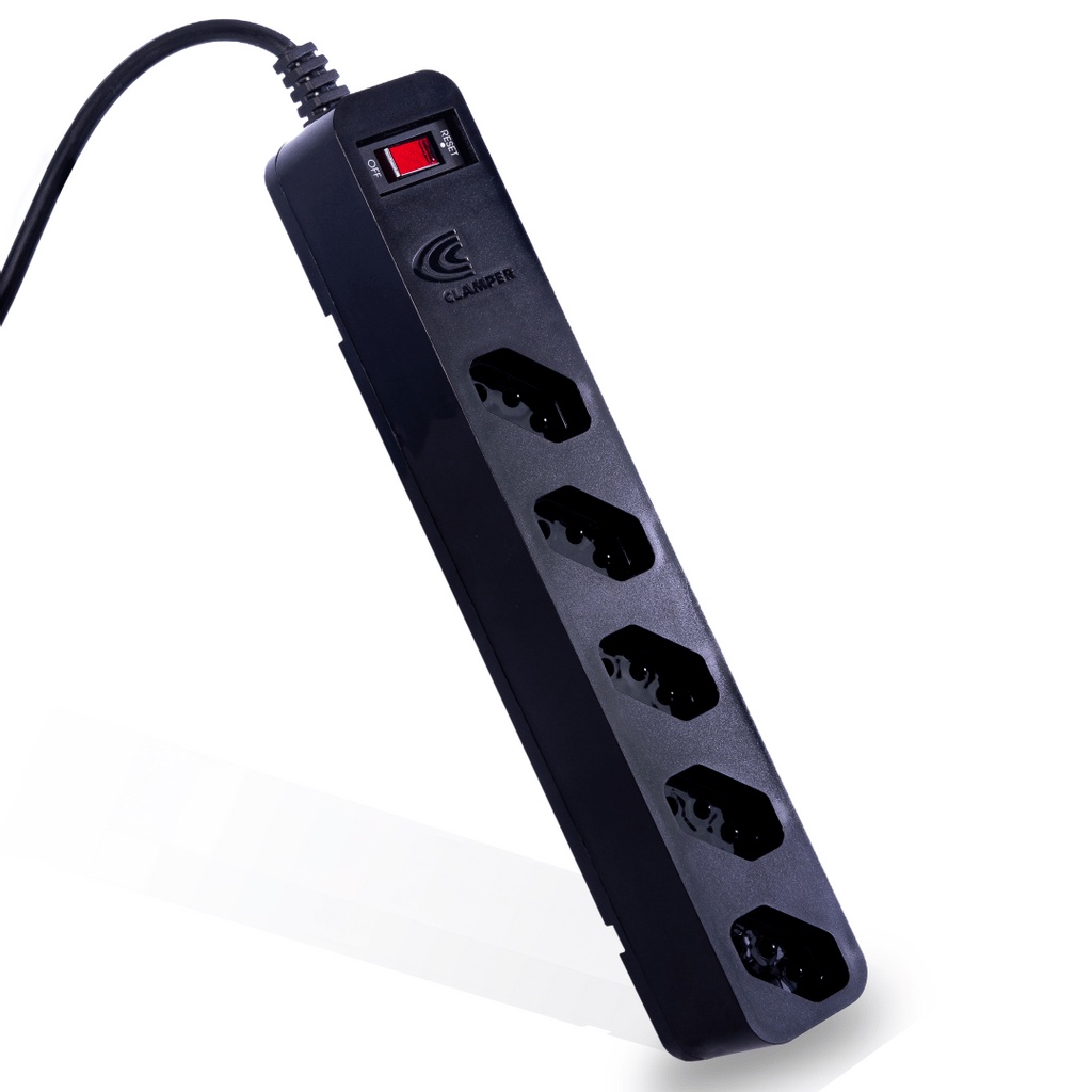 Filtro de Linha - iCLAMPER Energia 5 Tomadas - Escorrega o Preço