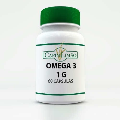 Omega 3 1gr 60 Capsulas Capim Limão | Shopee Brasil