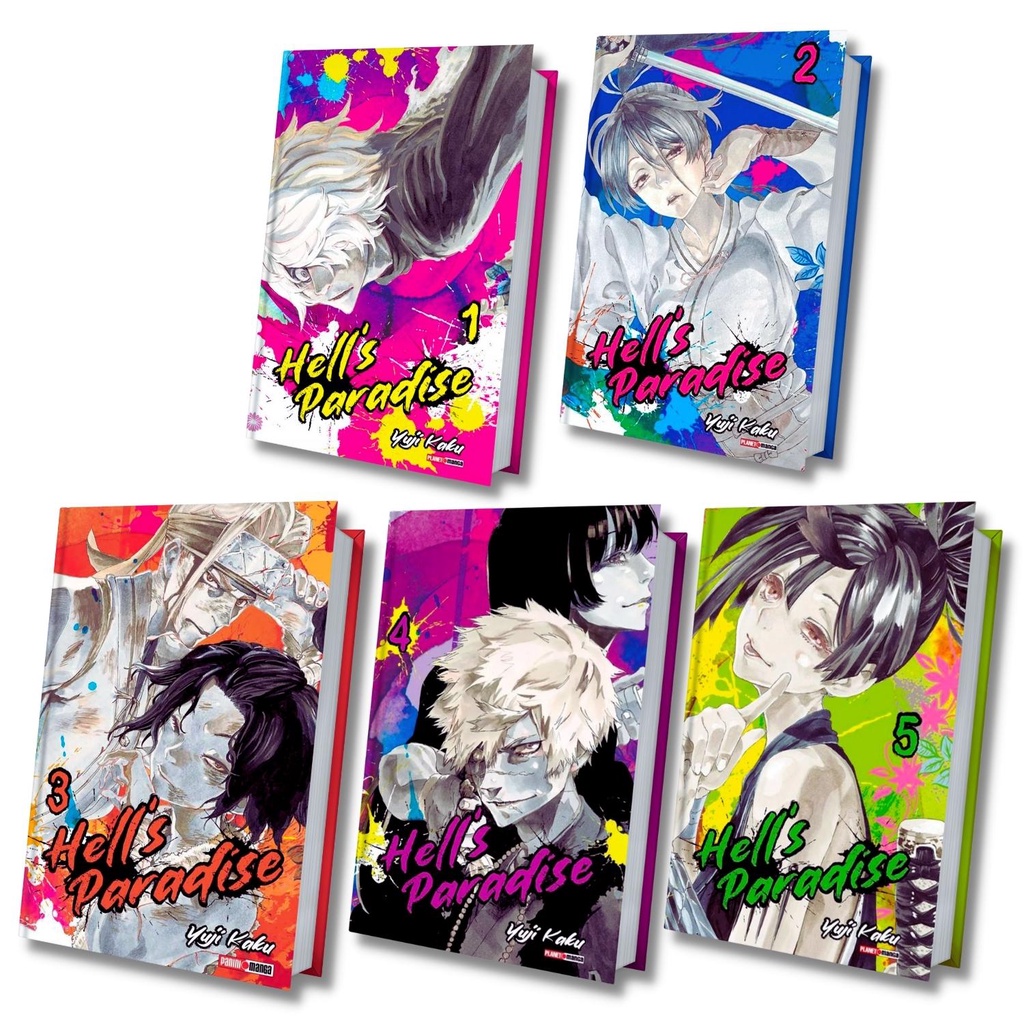 Hell's Paradise Jigokuraku Mangá - KIT Volume 1 Ao 5 Panini em ...