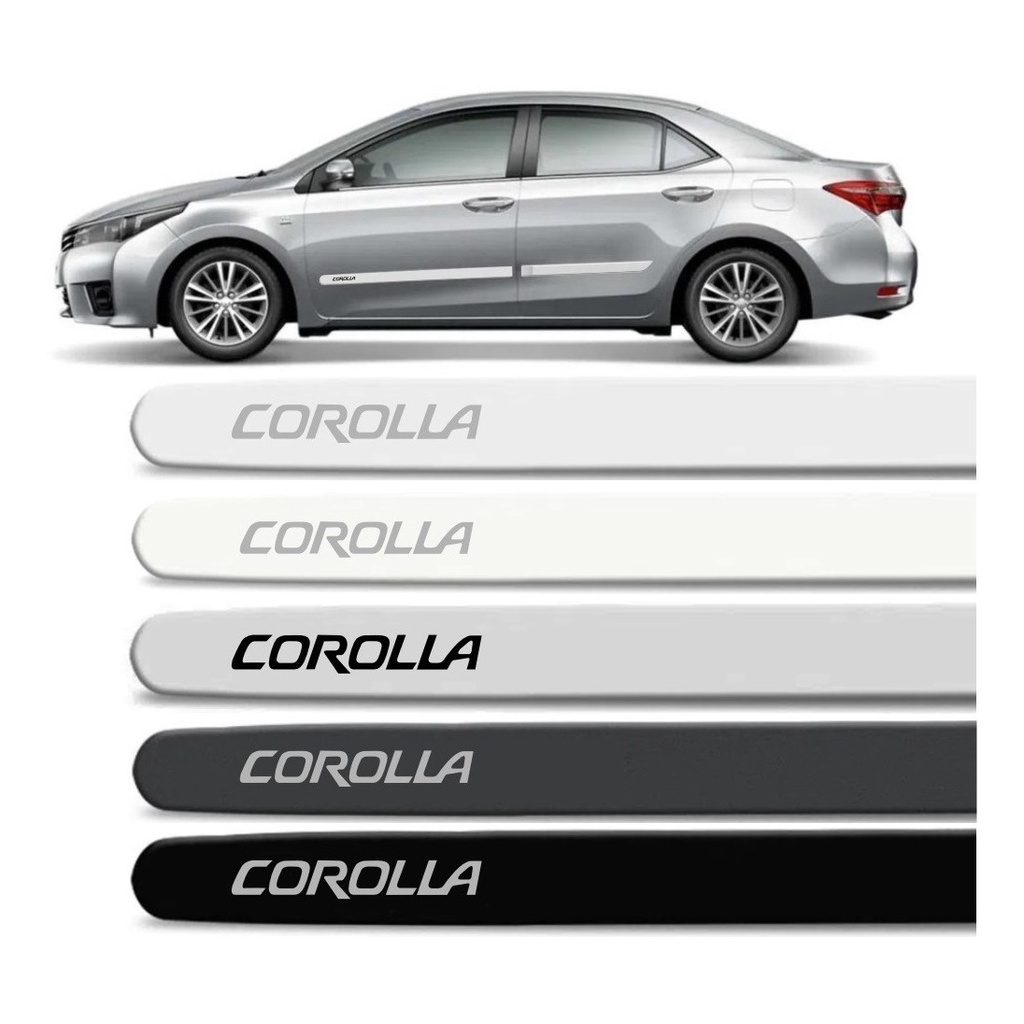 Friso Lateral Novo Corolla 2018 2019 2020 2021 2022 2023 4pç | Shopee ...