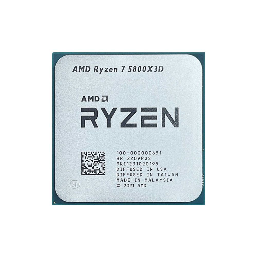 AMD New Ryzen 7 5800X3D R7 5800X3D 3.4GHz 8 Core 16 Thread CPU ...