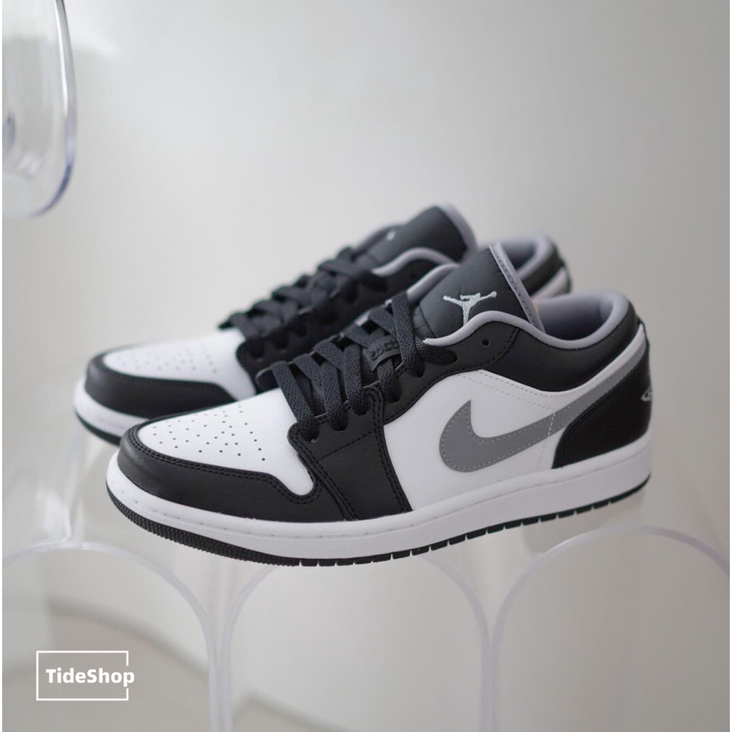 Nike Air Jordan 1 Sombra Baixa Sombra Preto Branco Cinza Homens ...
