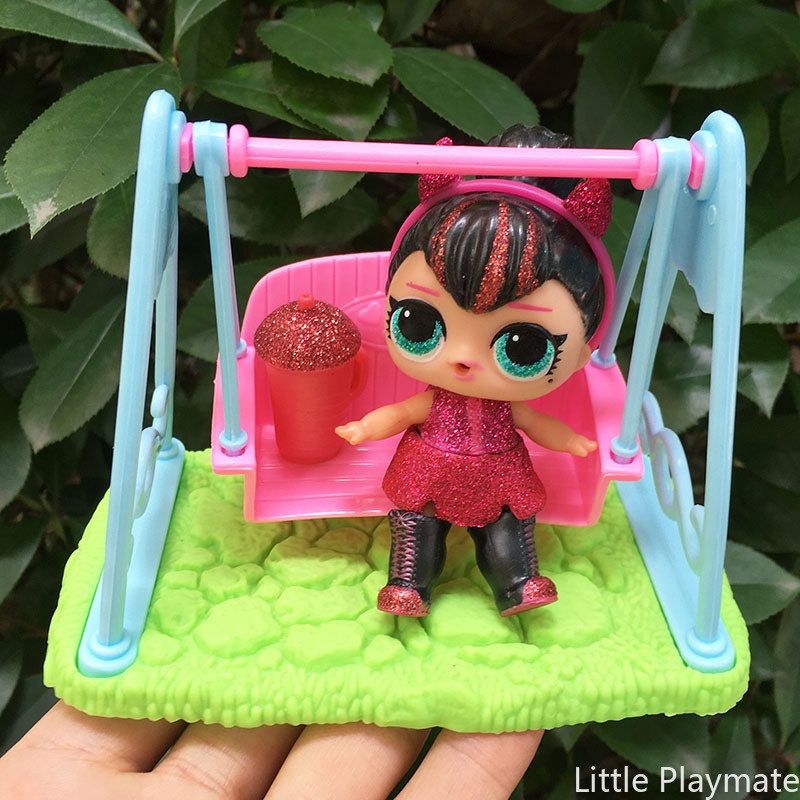 LOL Doll Swing Toy Play House Acessórios Simulação Modelo Kid Surprise ...