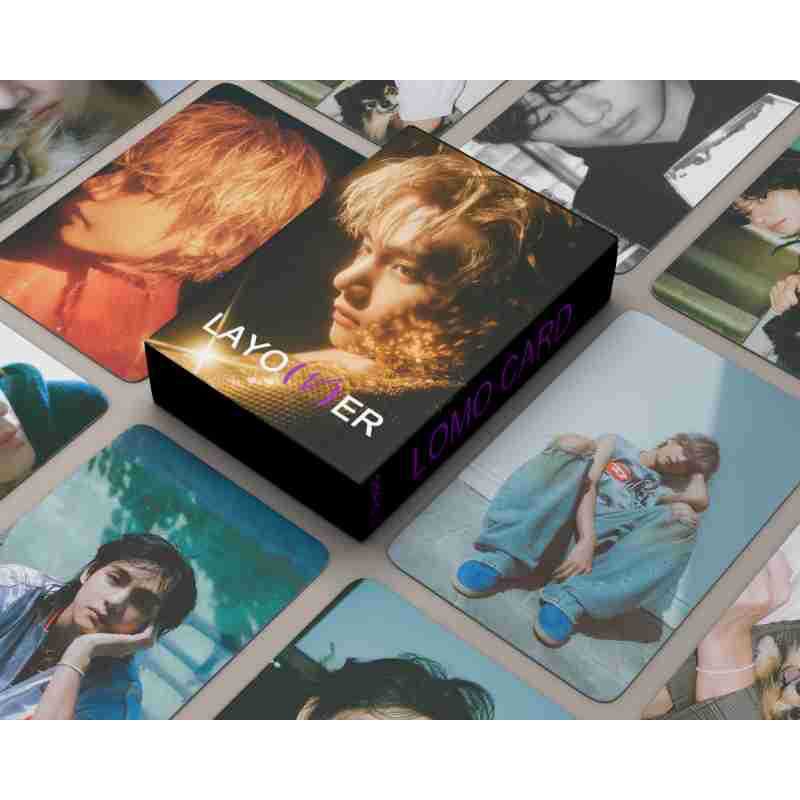 KPOP 55pcs/box BTS V Photocard Layover Cartão LOMO Postal De Coleção ...