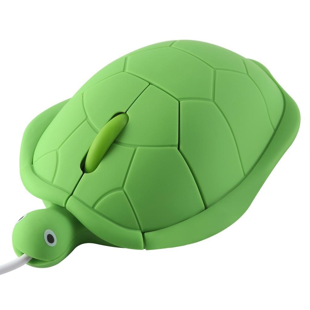 Mouse De Computador Turtle Wired Cute Animal Mini 3 Botões 1600DPI ...