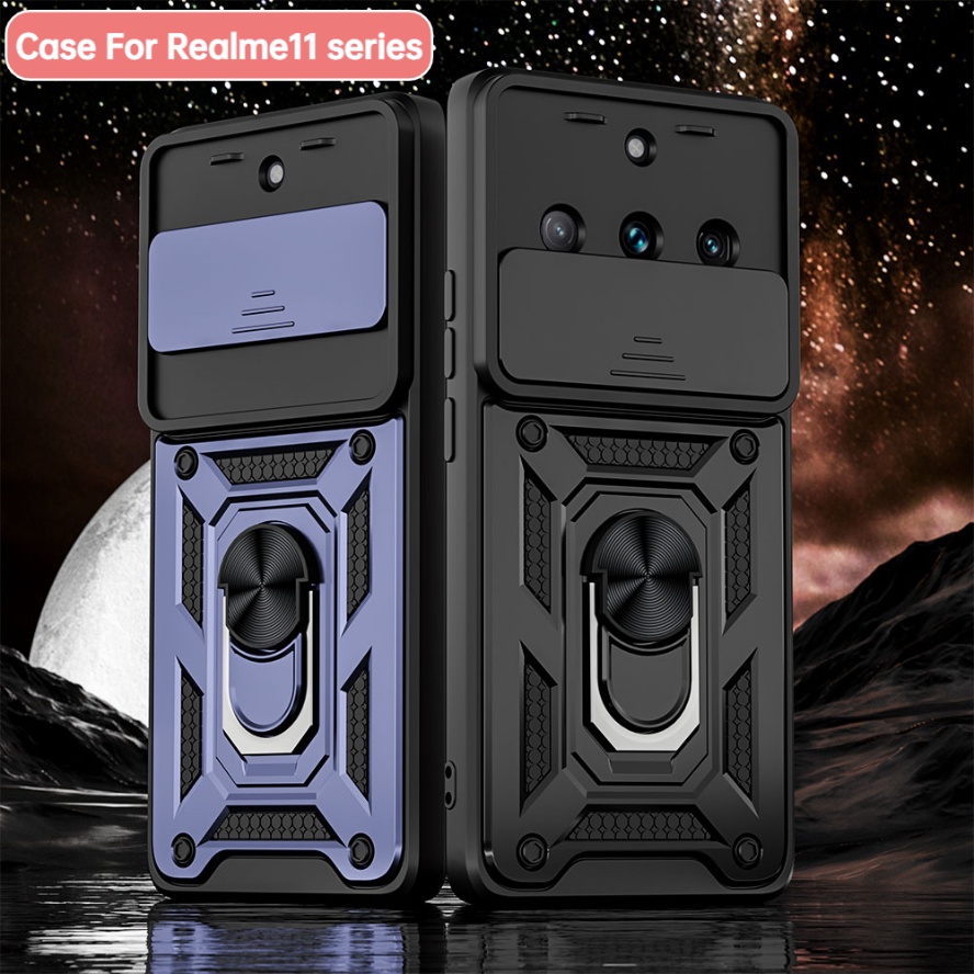 Capa Rígida De Armadura À Prova De Choque Para Realme 11 Pro + Plus 5G ...
