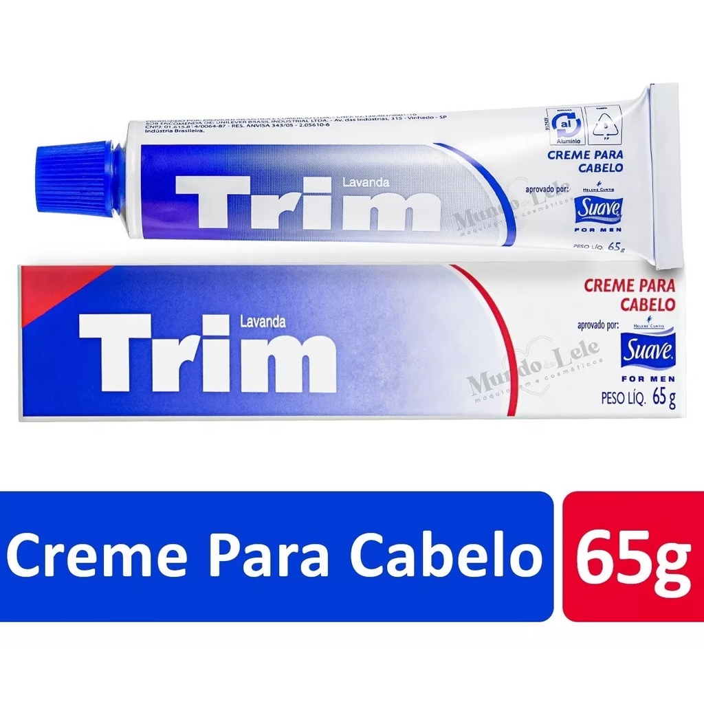 Creme para Cabelo Trim Lavanda Suave Men 65g | Shopee Brasil
