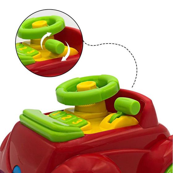 Carrinho Baby Driver com Pecinhas que Fazem Barulho Colorido Brinquedo ...
