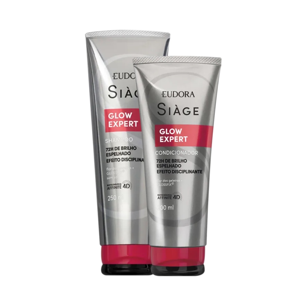 Shampoo e Condicionador - Kit Eudora Siage Glow Expert (02 Itens ...