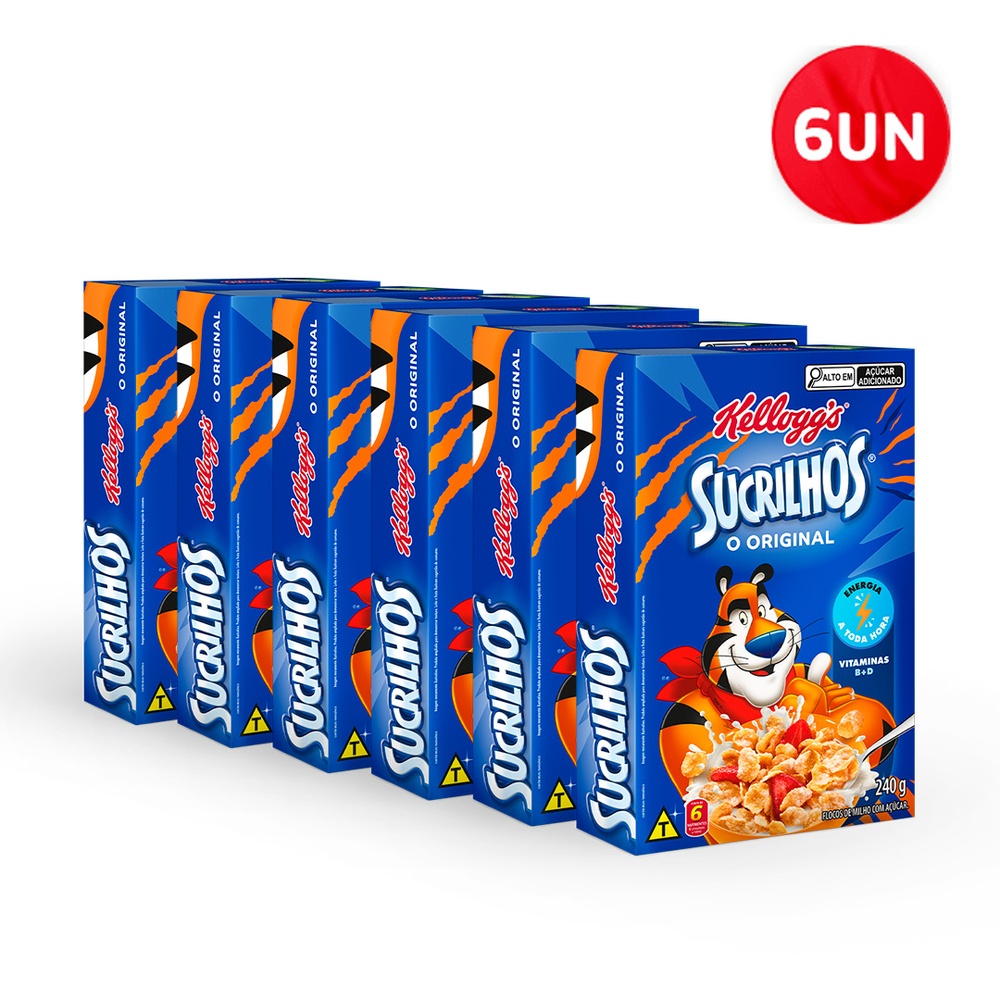 Combo Sucrilhos Original 240G 6 Unidades | Shopee Brasil