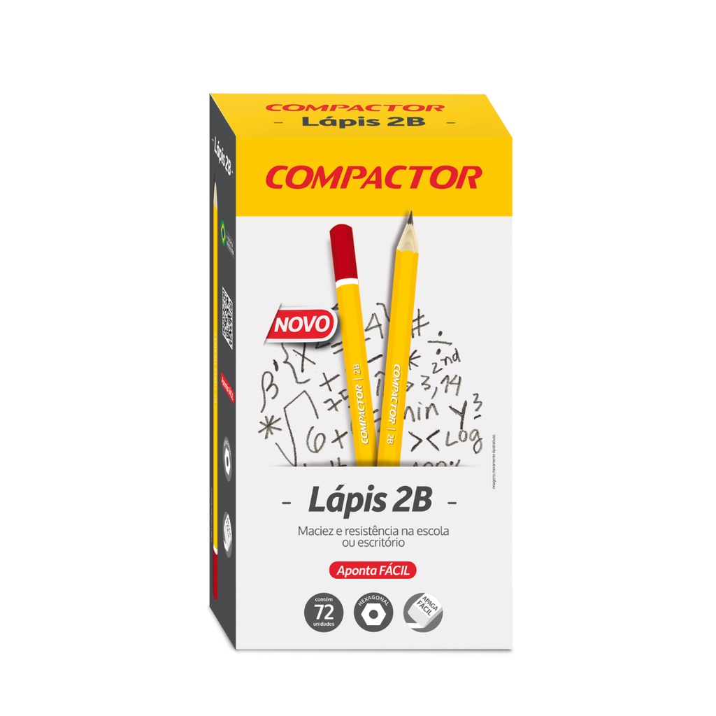 Lápis 2B - Caixa C/72 Unidades | Shopee Brasil