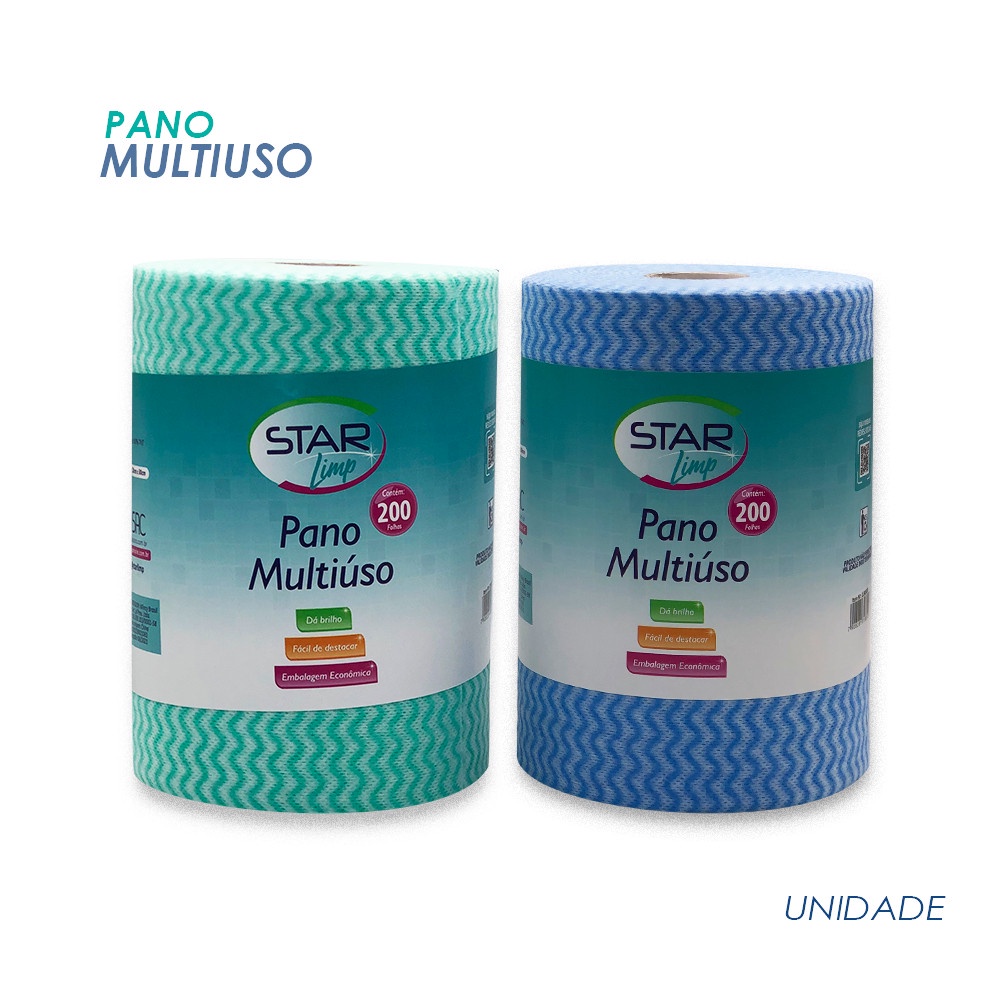 Pano Multiuso Limpeza Perfex 200 Folhas 20x30cm | Shopee Brasil