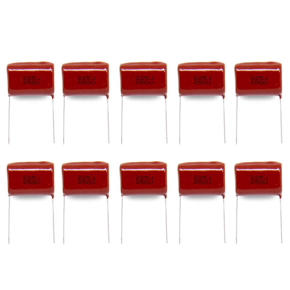 Capacitor 2M2x250v 2,2uf x 250v Para Tweeter Pct 10 Unidades | Shopee ...
