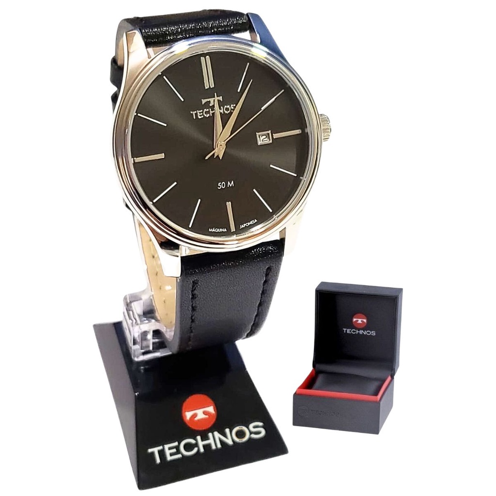 Relógio Technos Masculino Analógico Steel 2115MXU/0P | Shopee Brasil
