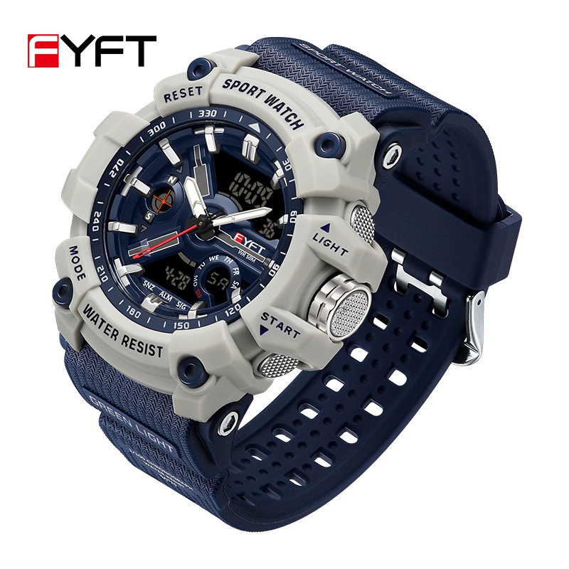 FYFT Homens Observam Militares À Prova D'água Discagem Multi-display ...