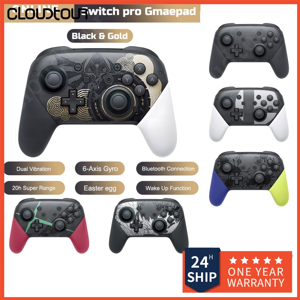 Gamepad Sem Fio Bluetooth Para Nintend Switch Pro Controller Temático ...