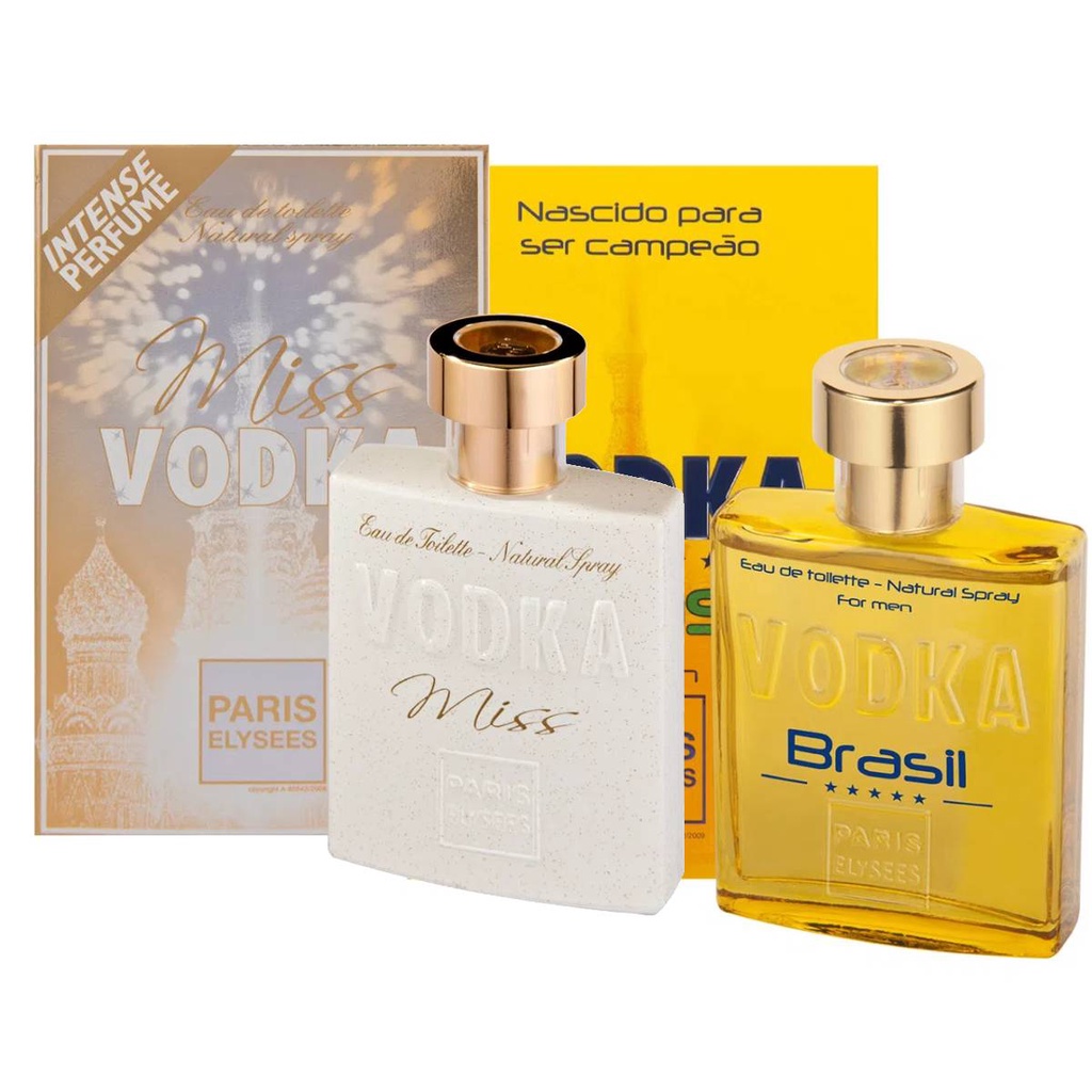 Vodka Brasil Amarelo + Vodka Miss - Paris Elysees | Shopee Brasil