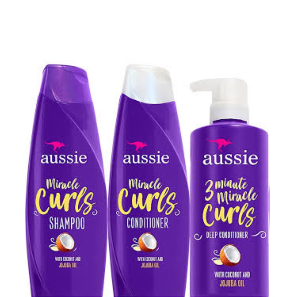 Aussie Miracle Curls Shampoo Cond 360ml 3 Minutos 475ml Shopee Brasil