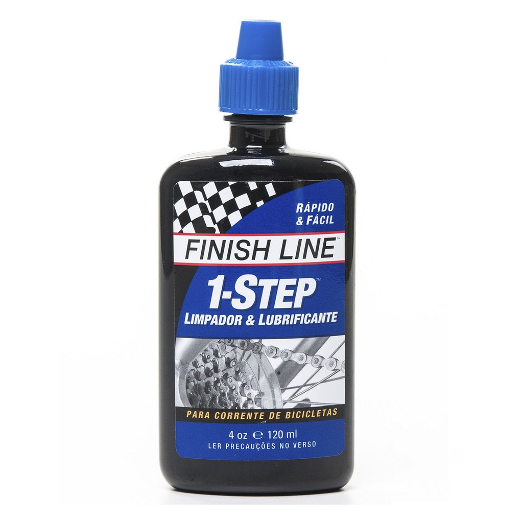 Limpador Lubrificante Corrente Bike Finish Line 1-step 120ml | Shopee ...