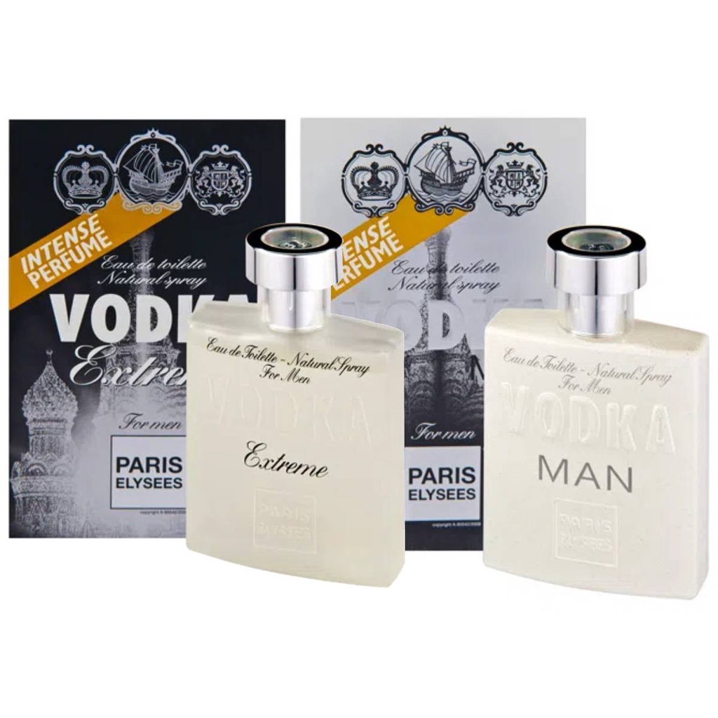Vodka Man + Vodka Extreme - Paris Elysees | Shopee Brasil