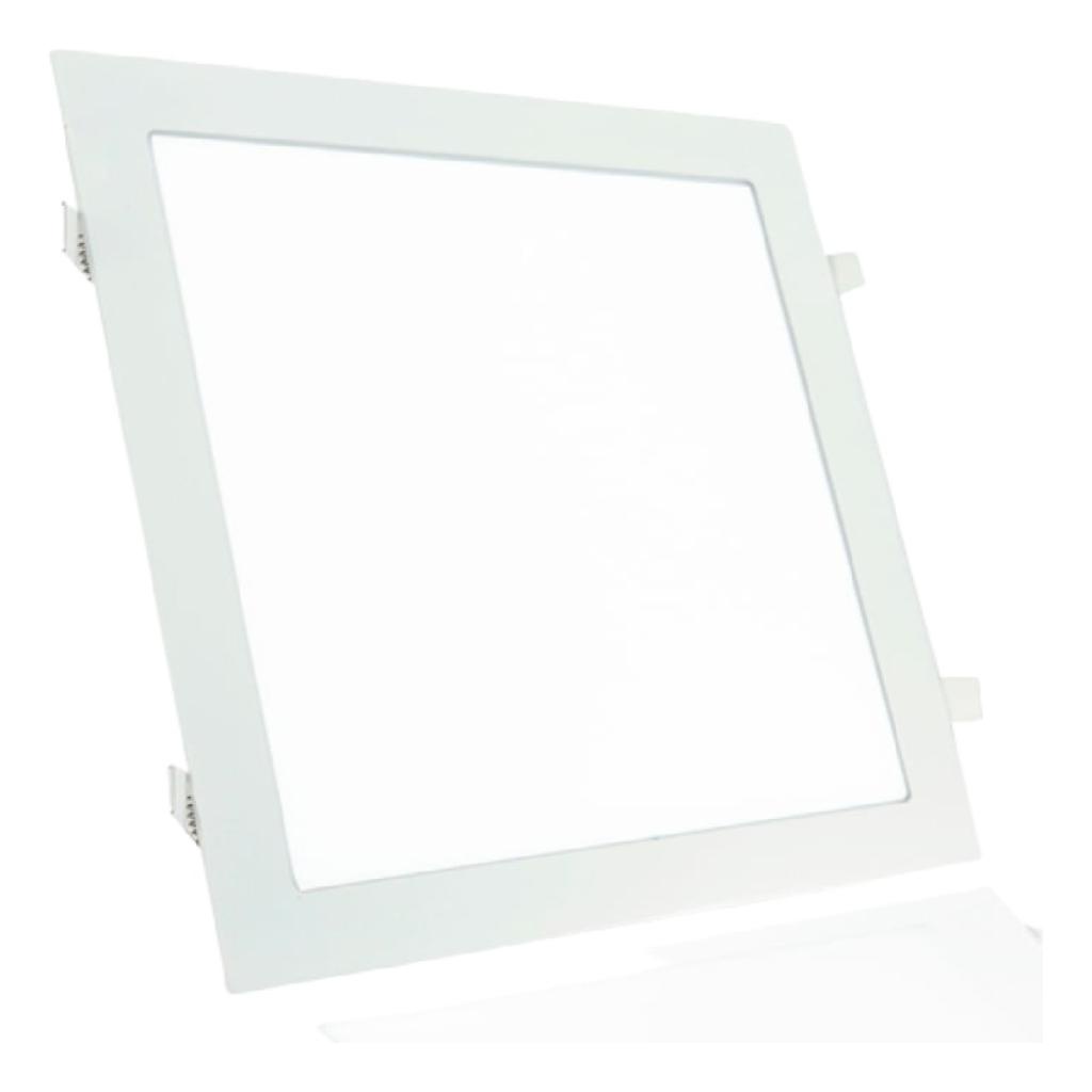 Painel Plafon Led 24w 25w Quadrado Embutir Bivolt Branco | Shopee Brasil