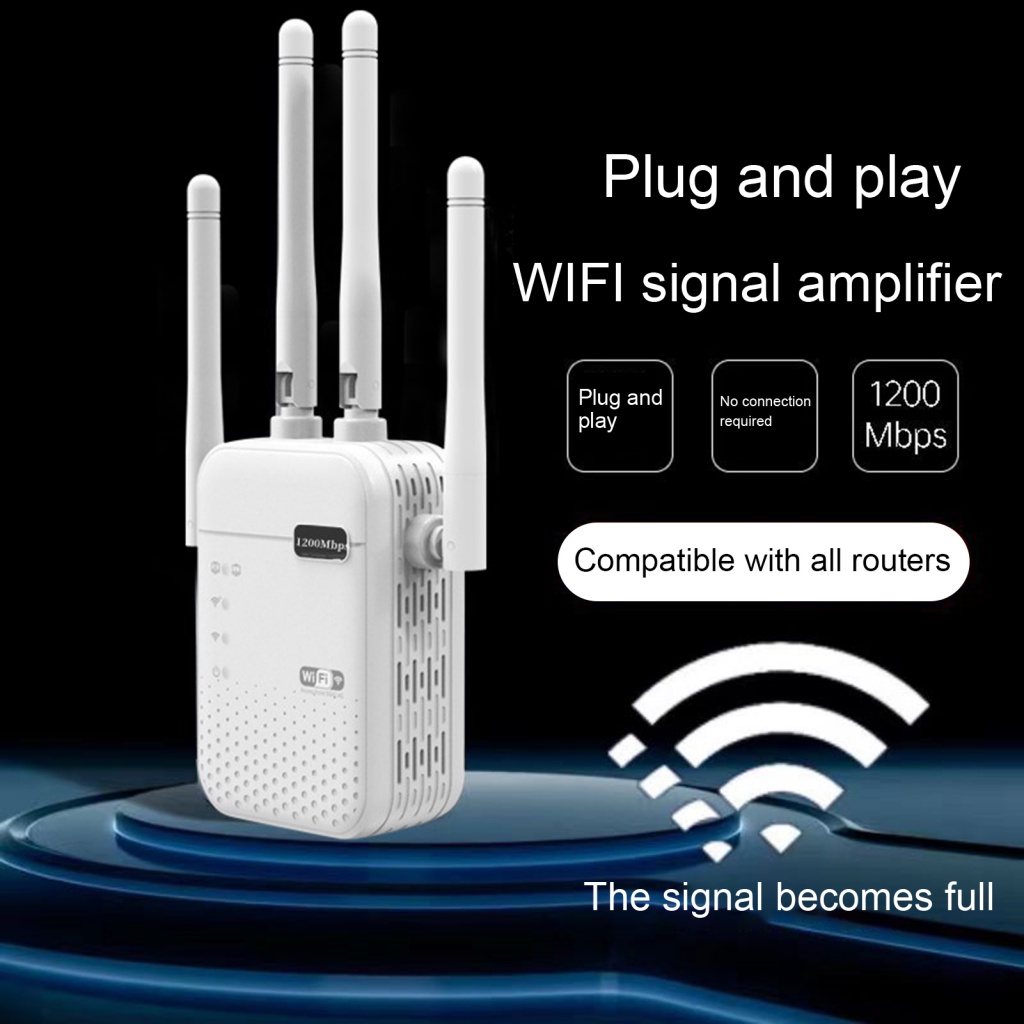 Wifi Range Extender with Rapid Heat Dissipation Signal Booster Powerful ...