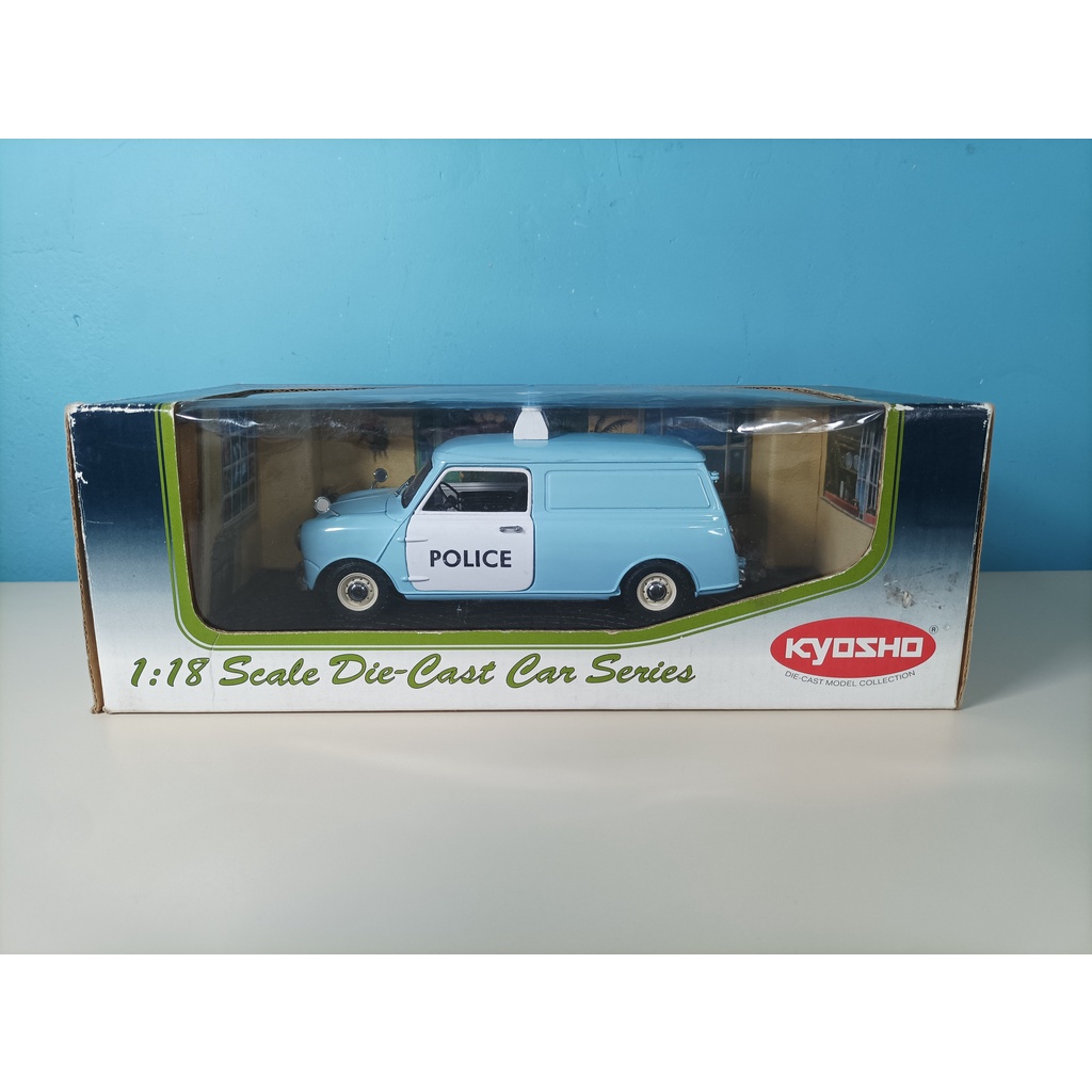 carrinho diecast mini van police kyosho 1:18 original | Shopee Brasil