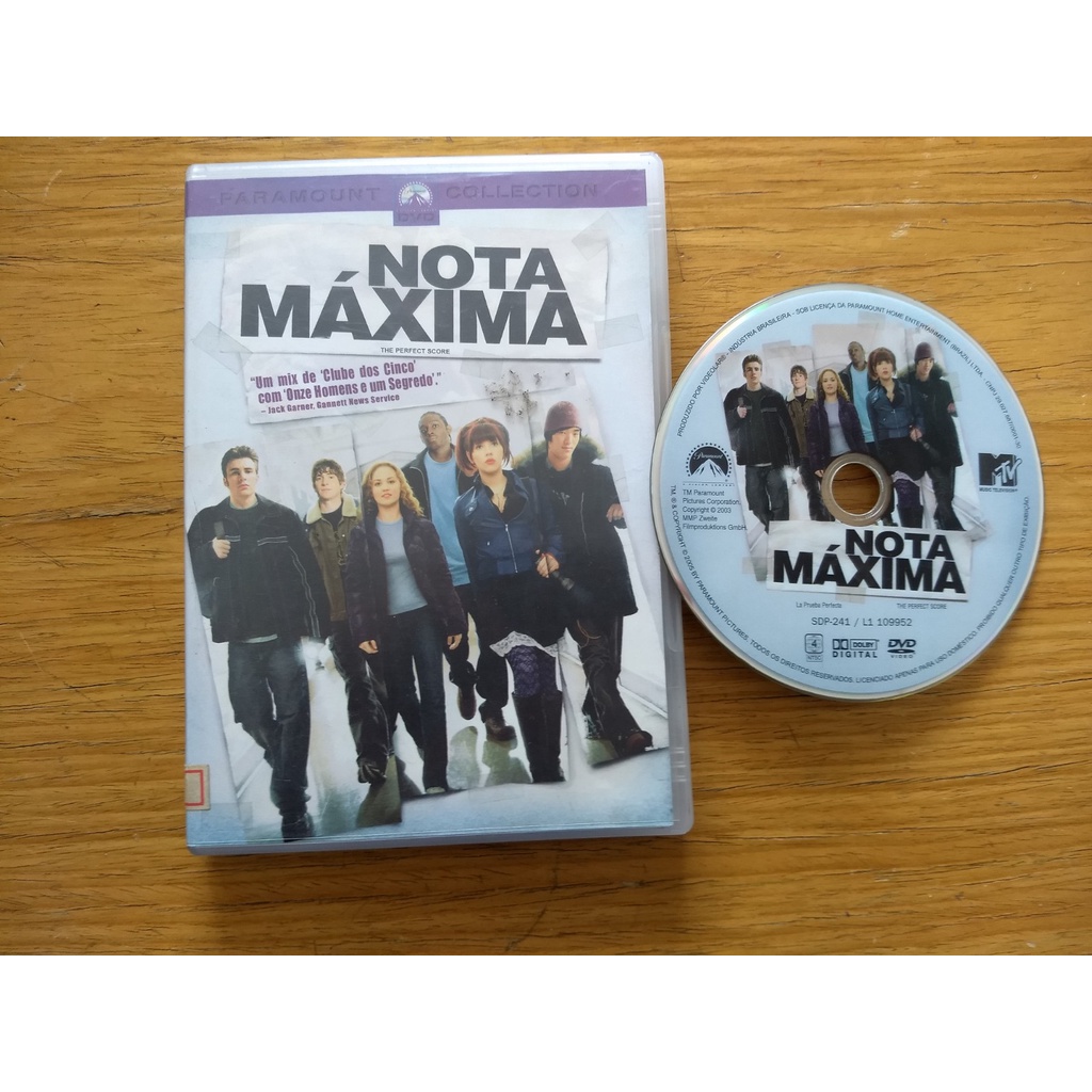 DVD NOTA MAXIMA - ORIGINAL | Shopee Brasil