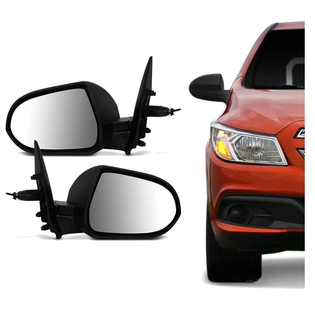 Par Retrovisor Externo Onix Prisma 2012 2013 2014 2015 2016 2017 Manual | Shopee Brasil