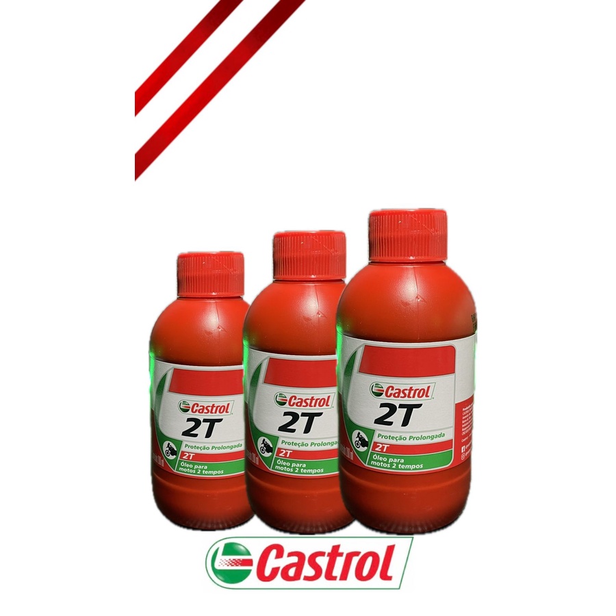 KIT CASTROL 2T 200ML ( 3 UNIDADES) | Shopee Brasil