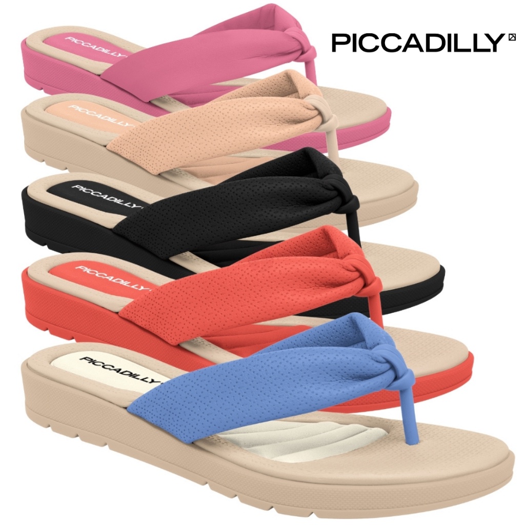 Sandalia Rasteira Piccadilly Original Fascite Plantar Ortopedica ...