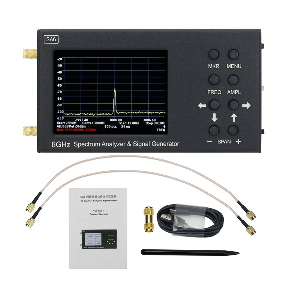 Advanced SA6 6GHz Vector Network Analyzer VNA Spectrum Analyzer Signal ...