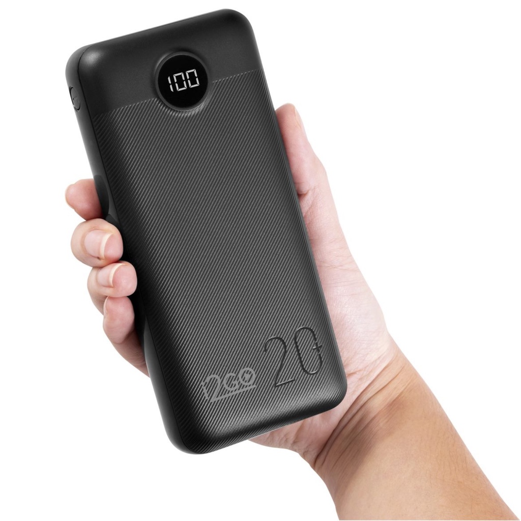 Carregador Portátil (Power Bank) i2GO 20.000mAh Ultra Rápido | Shopee ...