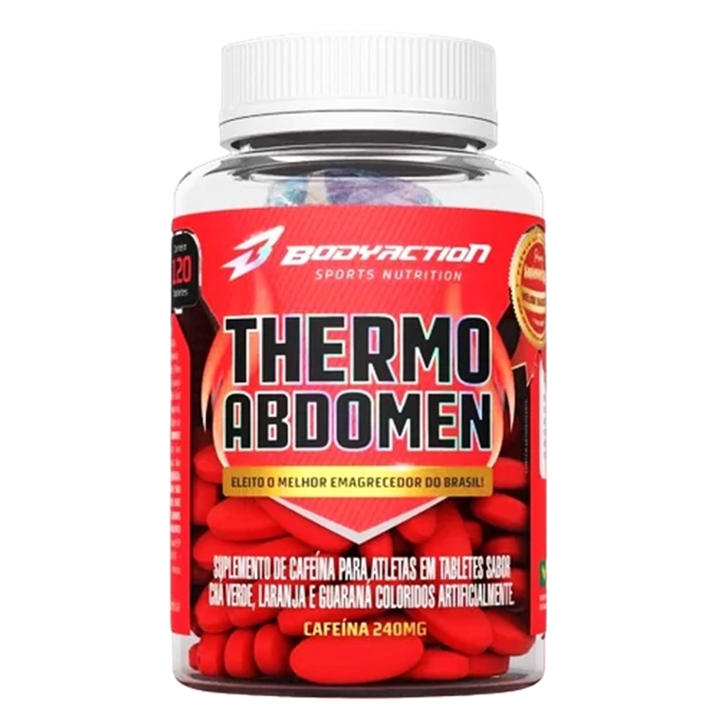 Thermo Abdomen 120 Cáps Termogenico Original - Body Action | Shopee Brasil