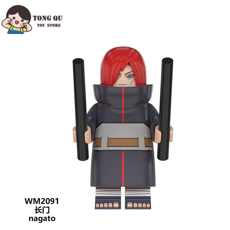 Anime Minifigures NARUTO Akatsuki Bloco de construção NARUTO Akatsuki ...
