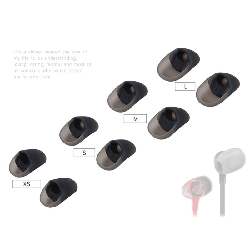 LIVI Earplug Eartips Soft Silicone Earcaps Para Hyper Cloud2 Earbuds ...