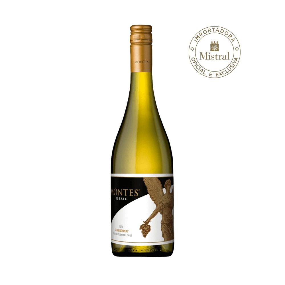 Vinho Montes Estate Chardonnay 2020 (Viña Montes) 750ml | Shopee Brasil