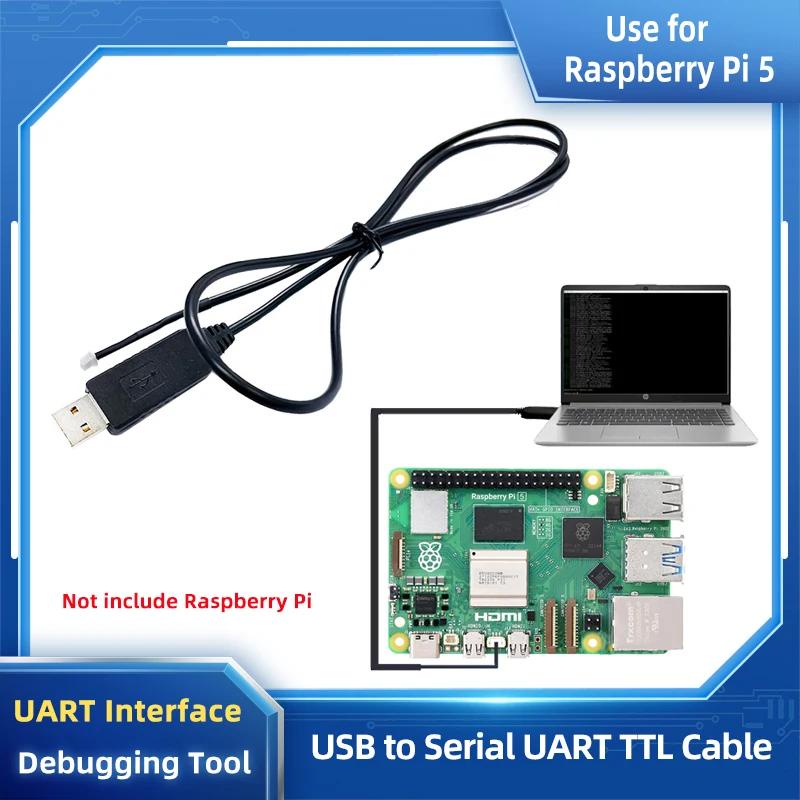 Raspberry Pi 5 Terminal UART Serial TTL Para Porta USB Cabo De ...