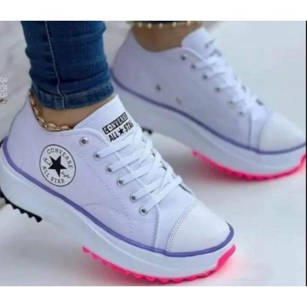 Tenis All Star plataforma Hun Star Hike Tratorado Chuck Taylor | Shopee ...