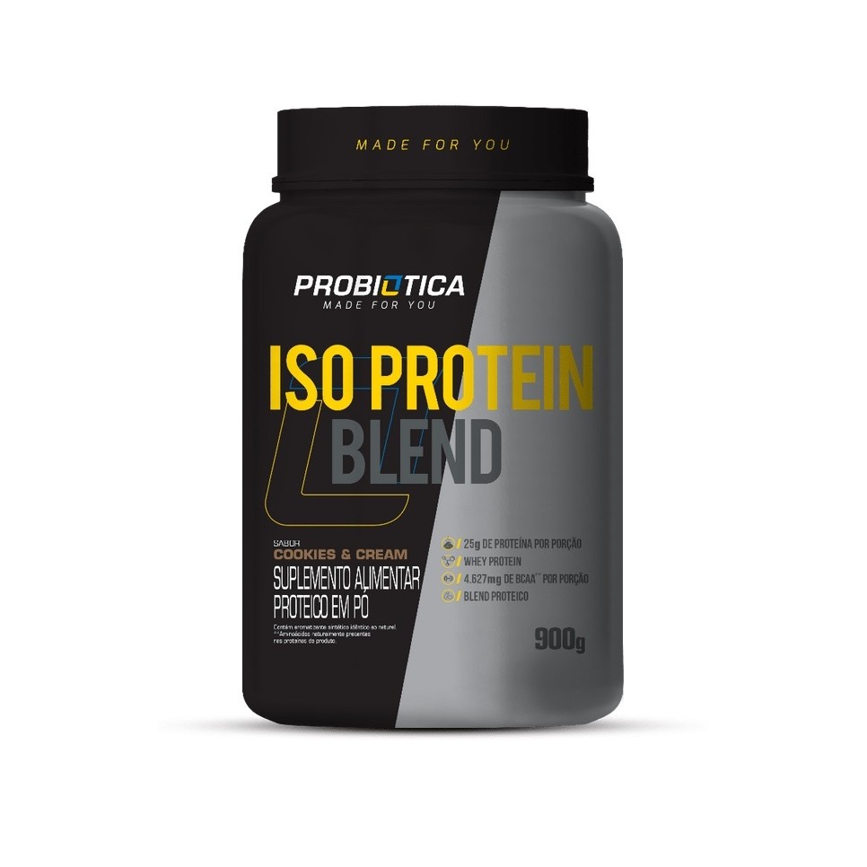 Iso Protein Blend (900g) Cookies e Cream | Shopee Brasil
