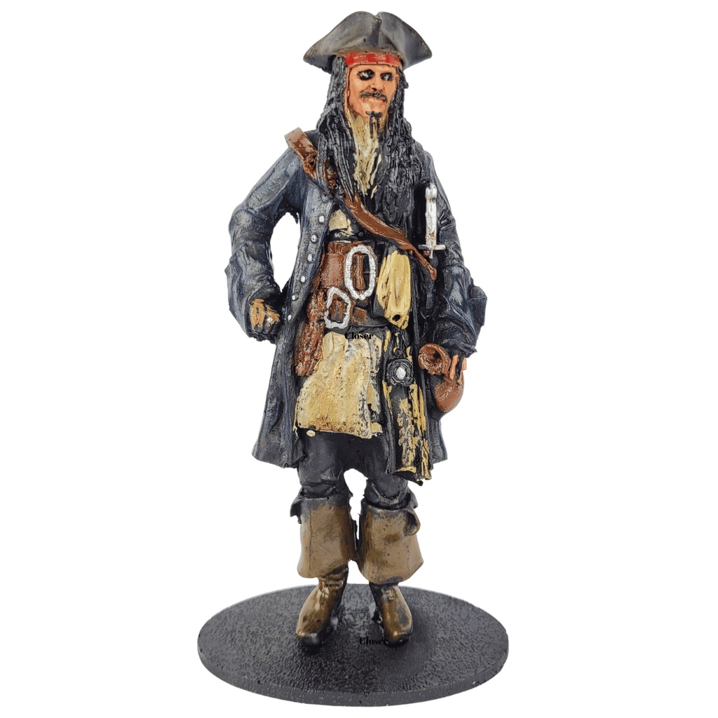 Boneco Capitão Jack Sparrow Piratas do Caribe Estatua Colecionavel de ...