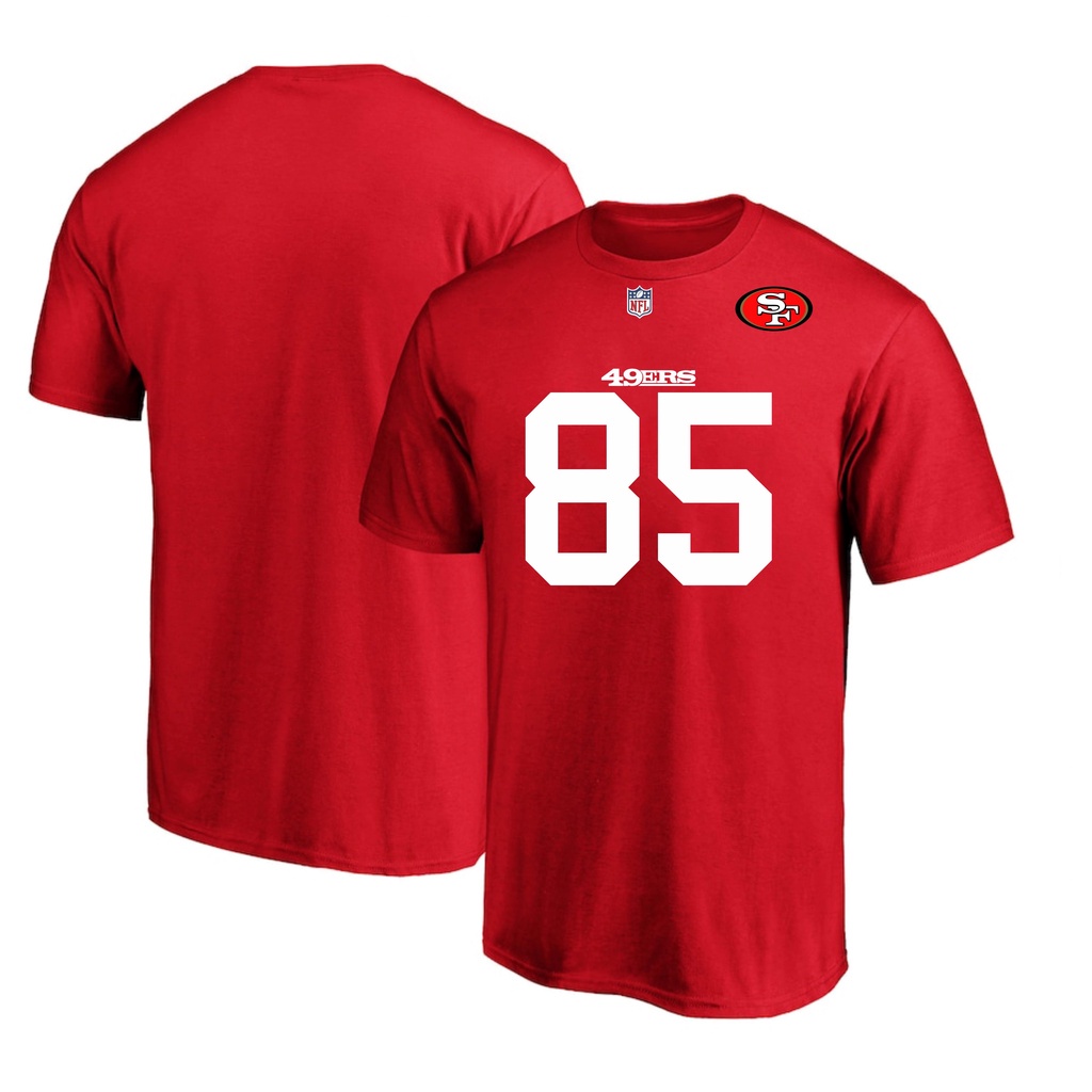 Camiseta Camisa Algodão San Francisco 49ers 85 Kittle Futebol Americano ...