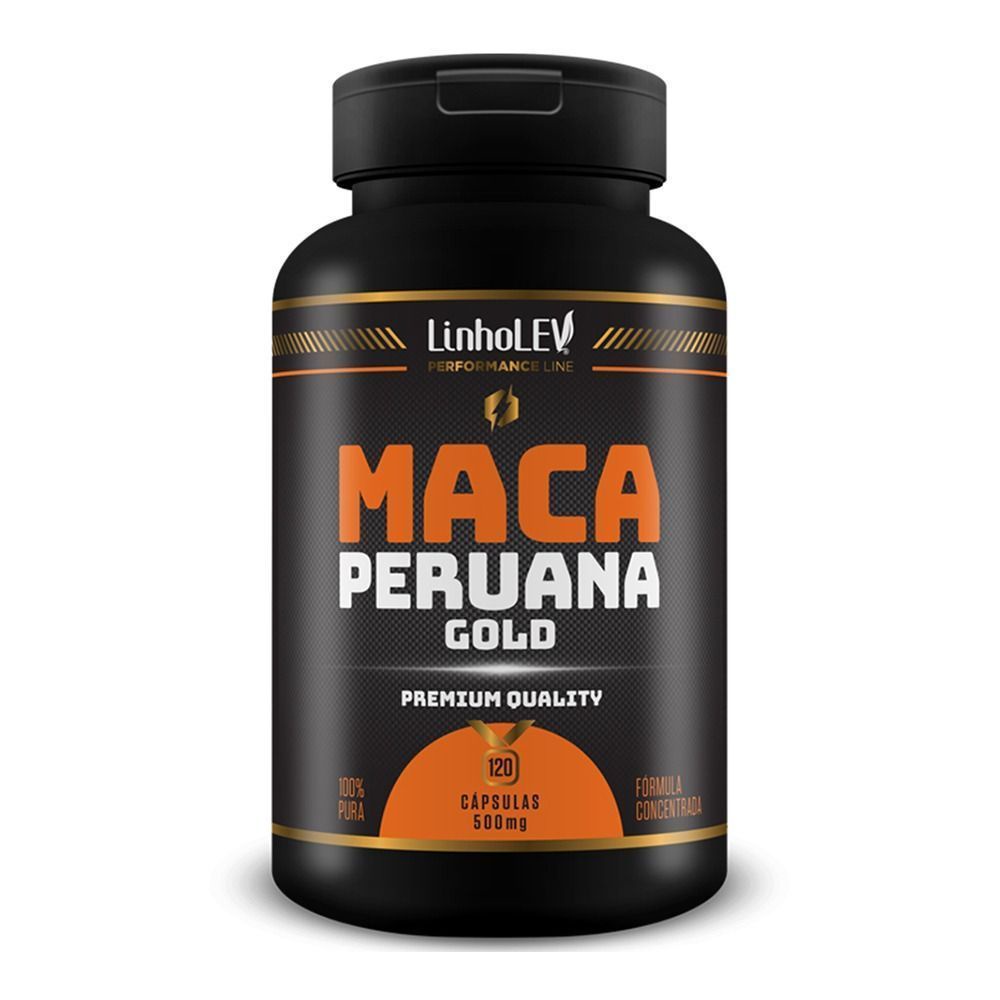 Maca Peruana Gold 120 Cápsulas Linho Lev | Shopee Brasil